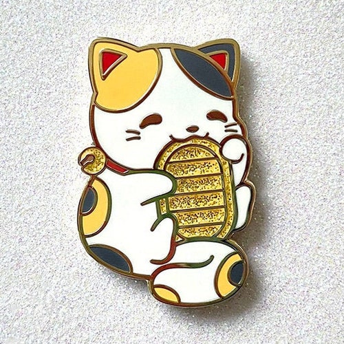 Maneki Neko Pin Etsy
