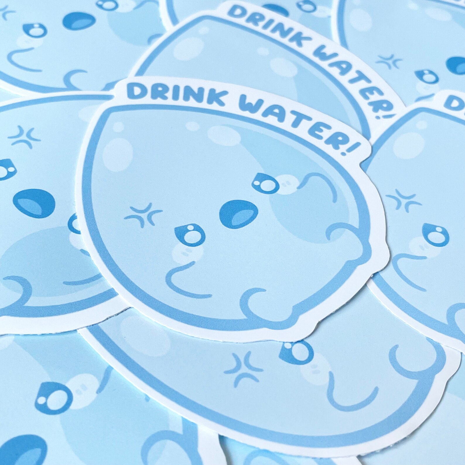 Drink Water Reminder Sticker Cute Stay Hydrated Motivation - Etsy