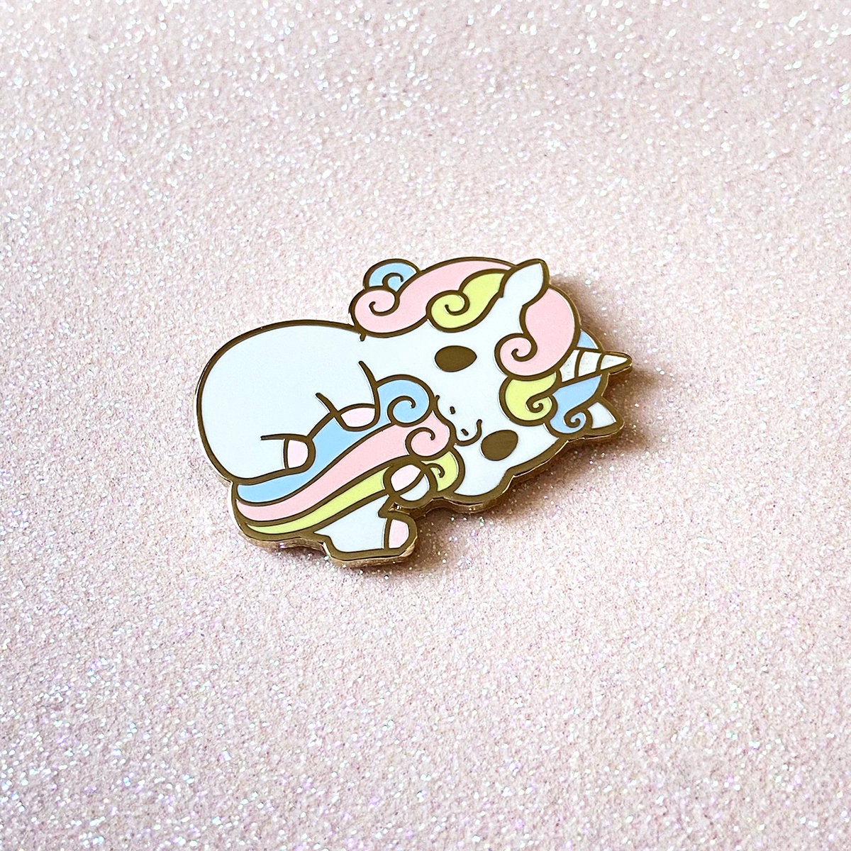 Cute Unicorn Enamel Pin Animal Lapel Pin Badge - Etsy