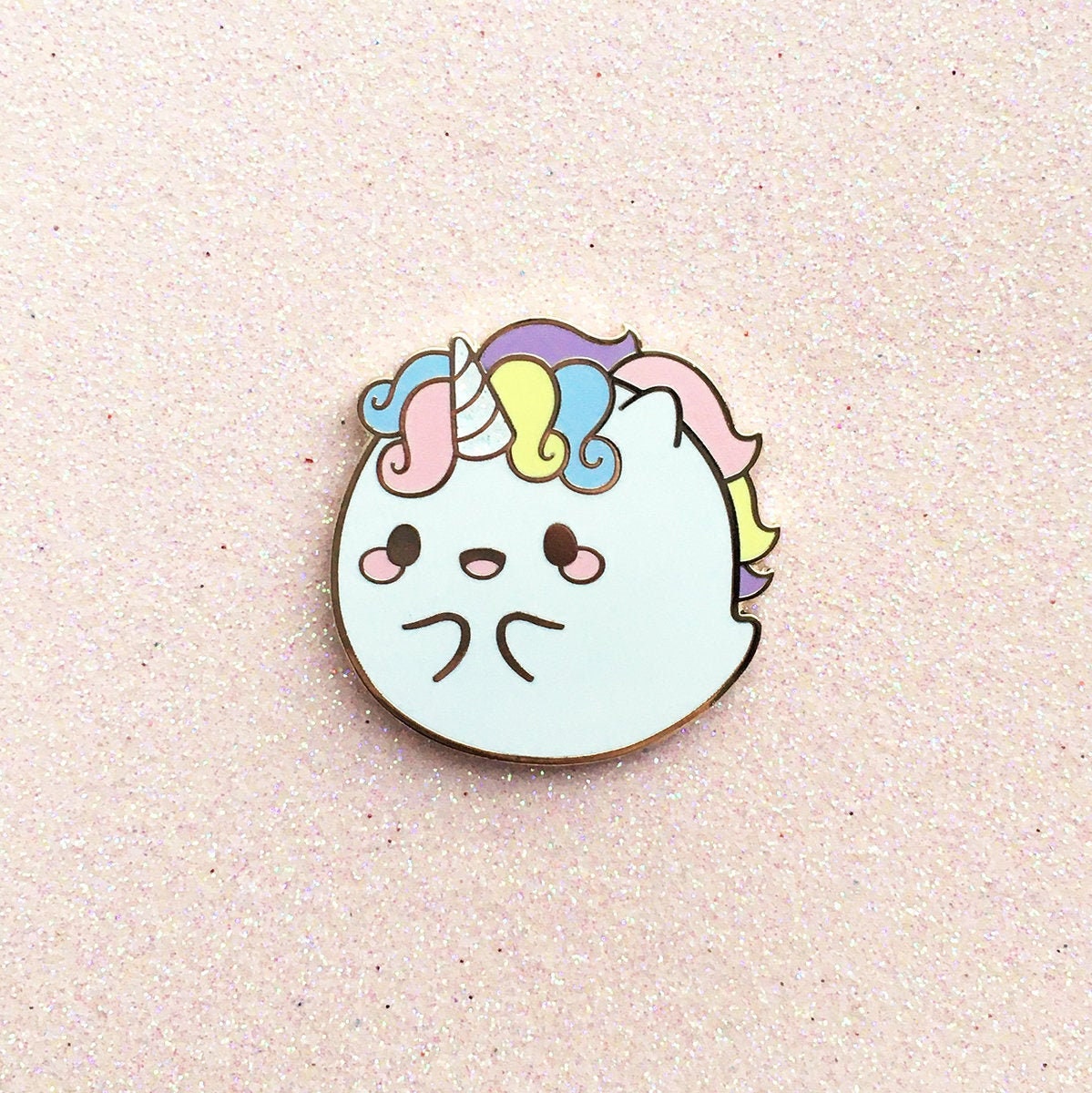 Boonicorn Cute Ghost Unicorn Enamel Pin Kawaii Spoopy | Etsy