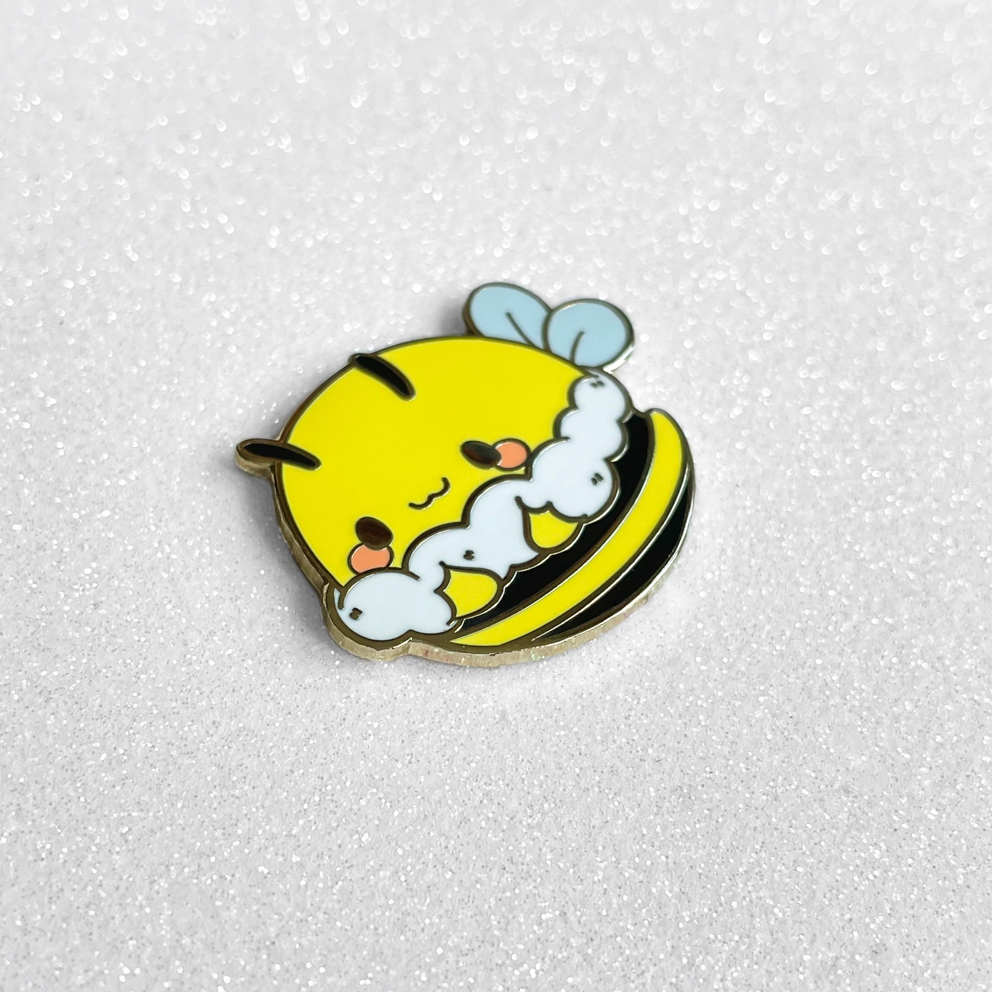 Spoopy Cute Bumble Bee Ghost Enamel Pin Kawaii Spooky Horror | Etsy