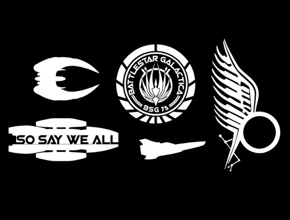 Battlestar Galactica BSG Inspired Decals - Etsy