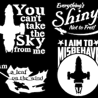 Firefly Logo(s) Decal 4 Pack - Etsy