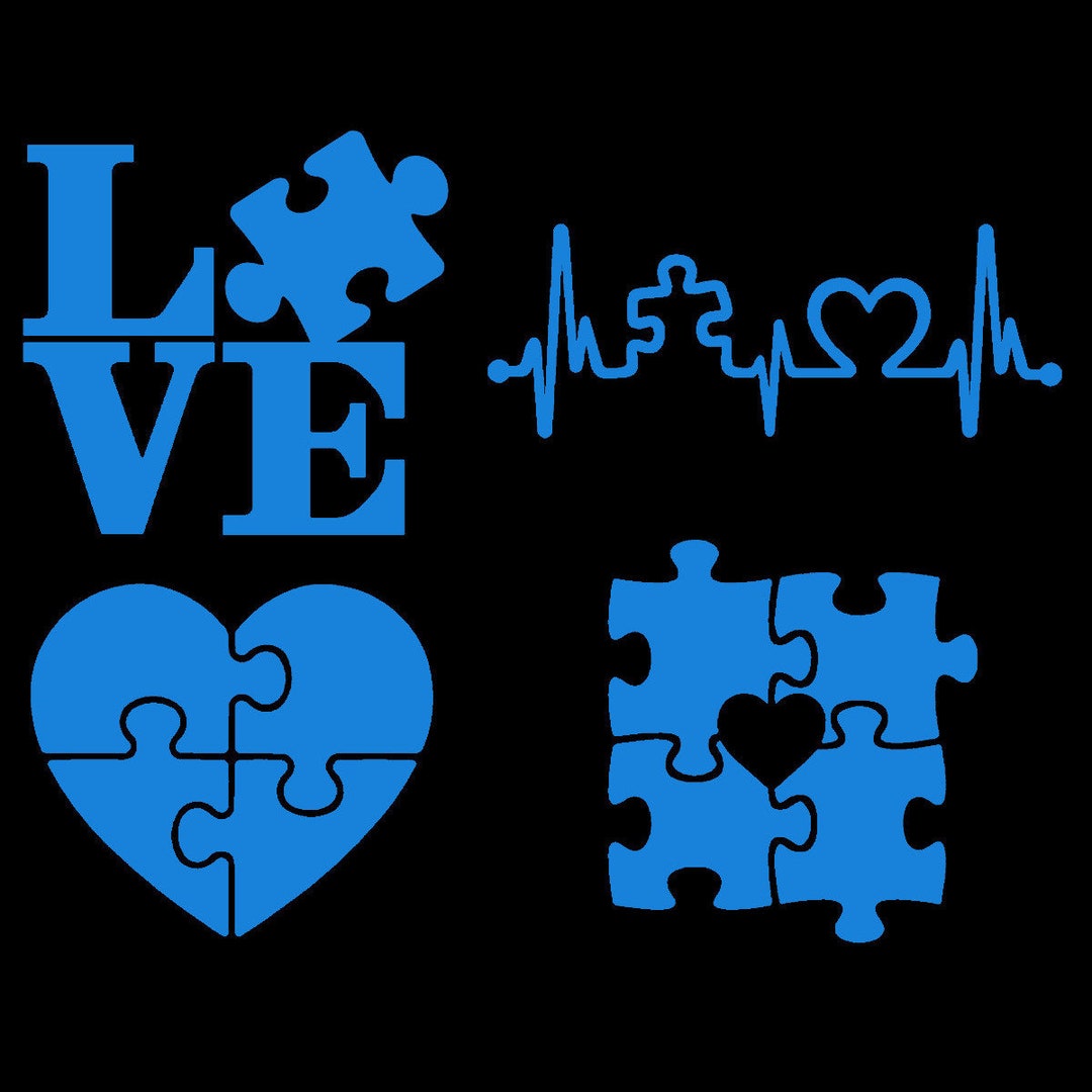Autism Awareness Decal 4 Pack - Etsy