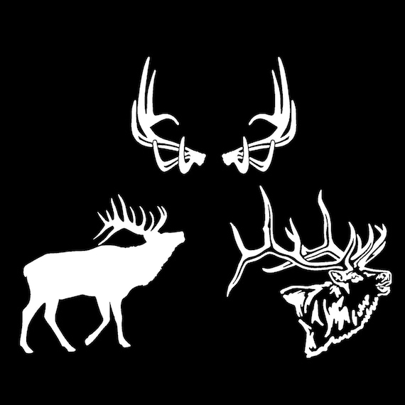 Decals Seilg Elk Elk Decal Etsy Ireland