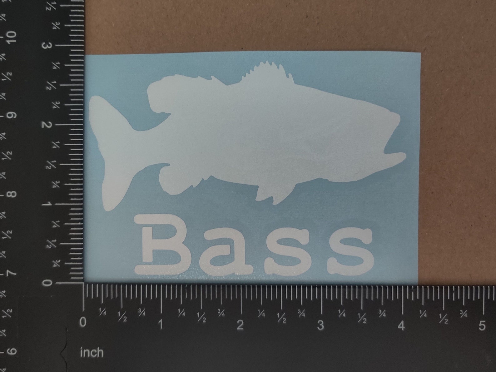 Bass Fishing Decal 4 Pack - Etsy