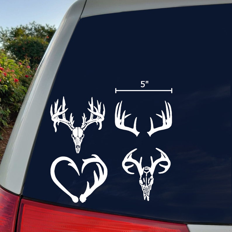Antler Decals 4-pack - Etsy