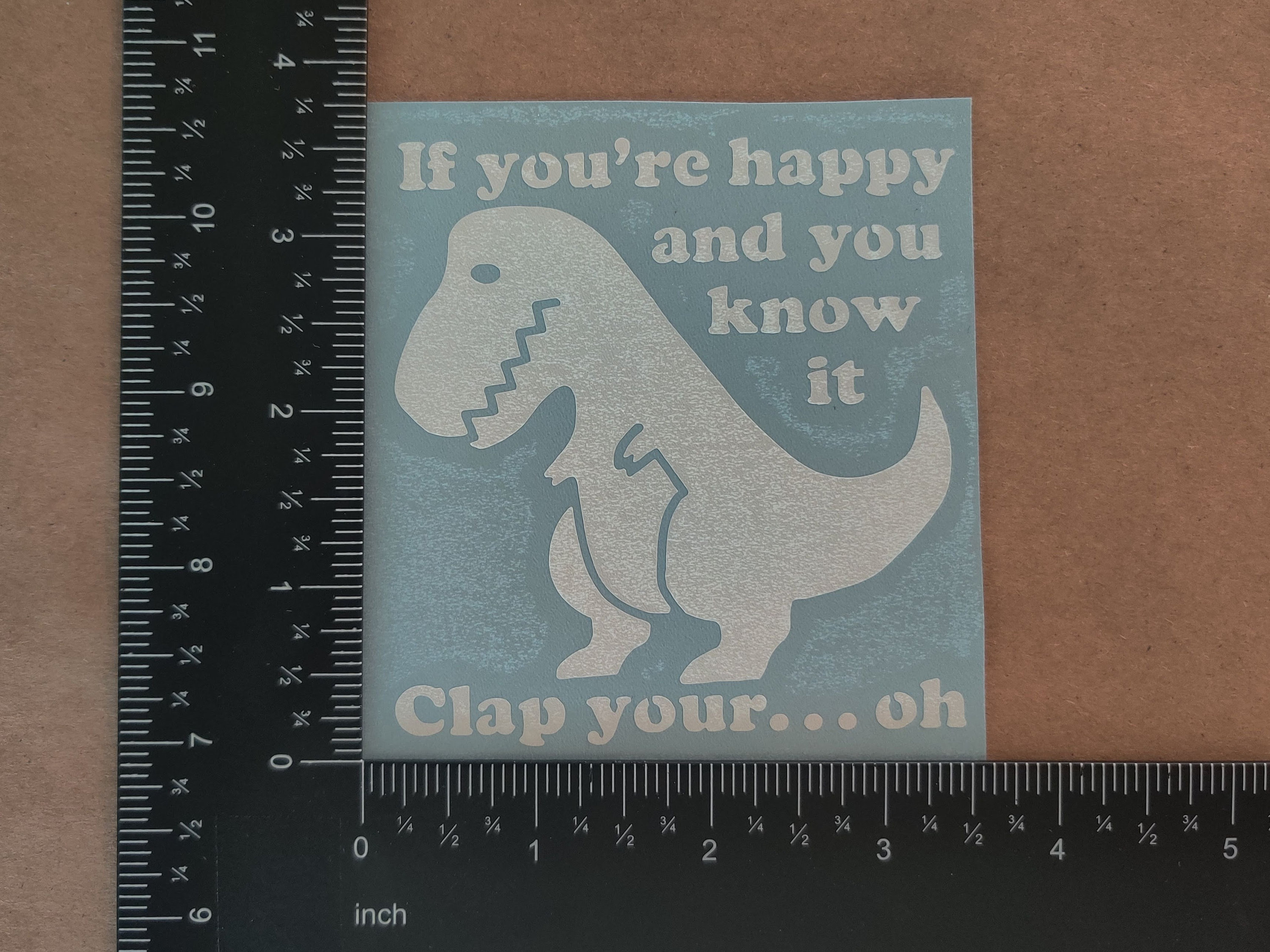 T-rex Decal 4 Pack - Etsy