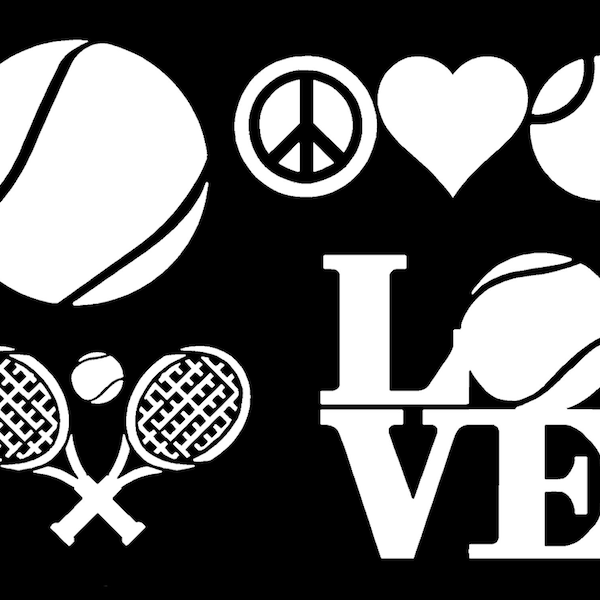 Tennis Decals - Etsy