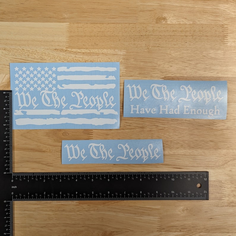 We the People Decals - Etsy
