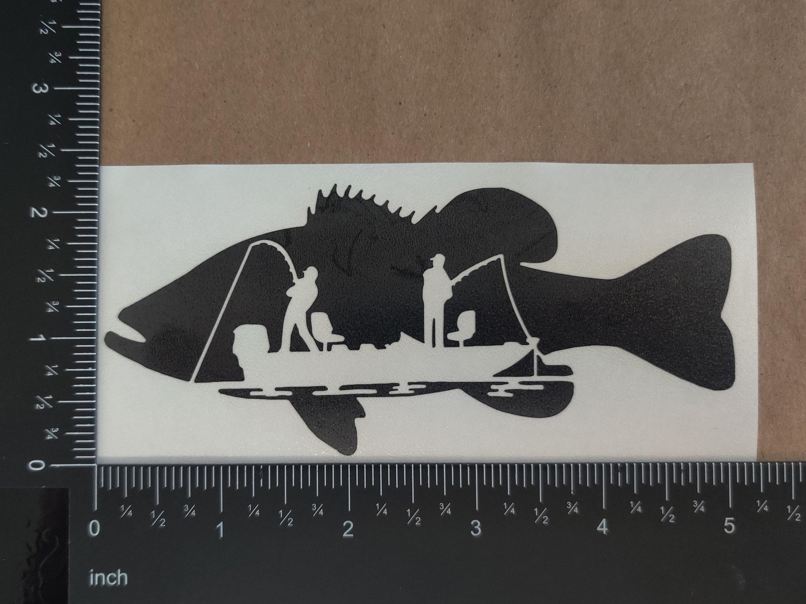 Bass Fishing Decal 4 Pack - Etsy