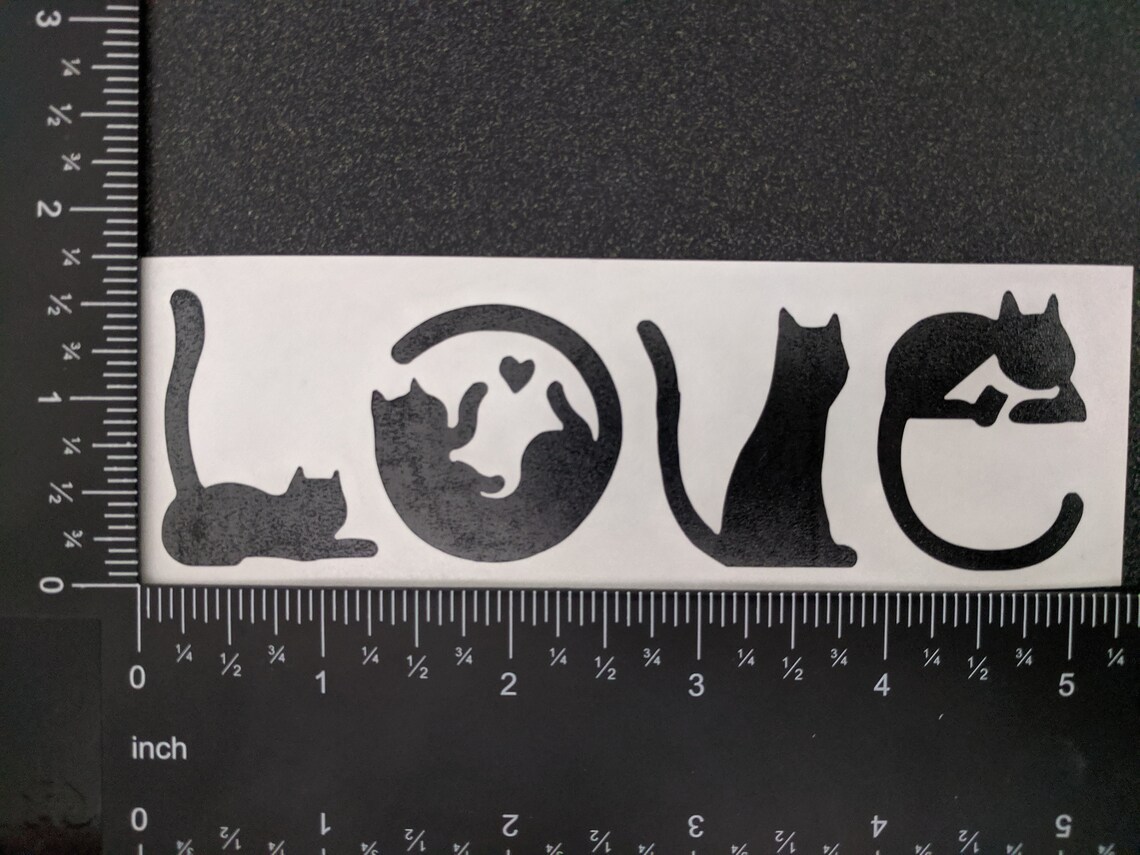 Cat Decal 4 Pack | Etsy
