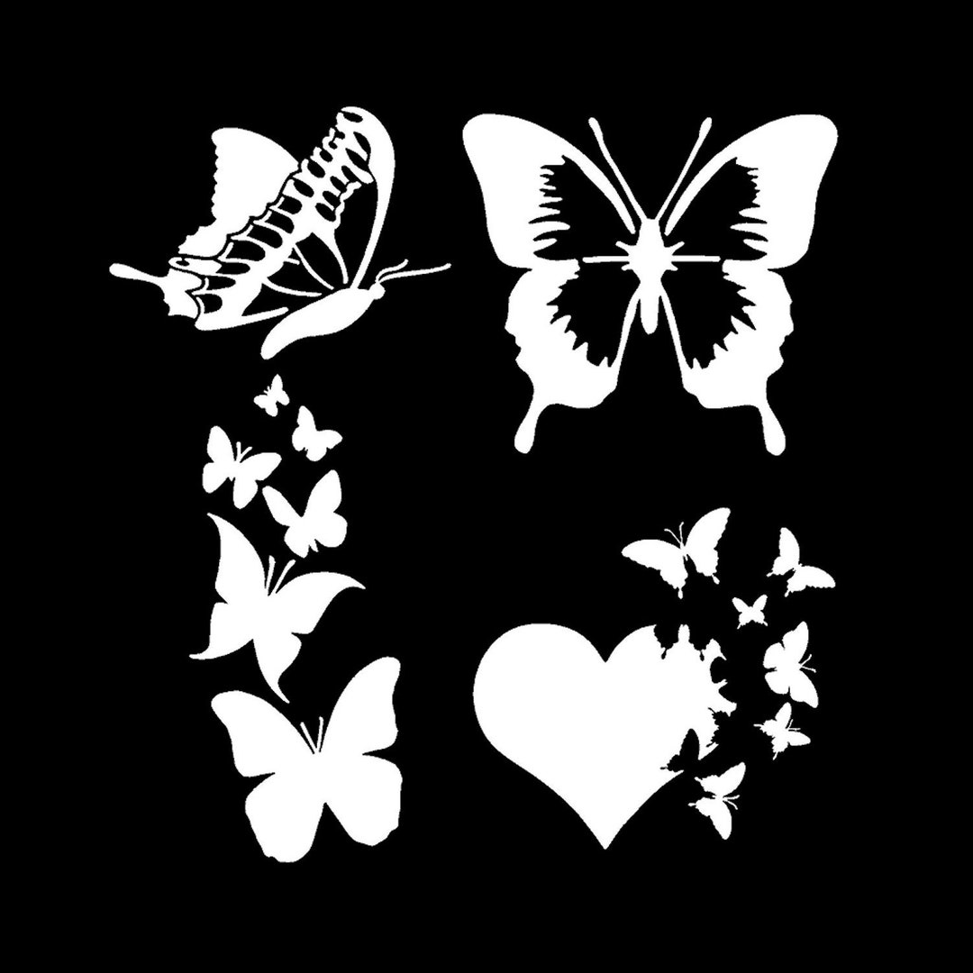 Butterfly Decal 4 Pack - Etsy