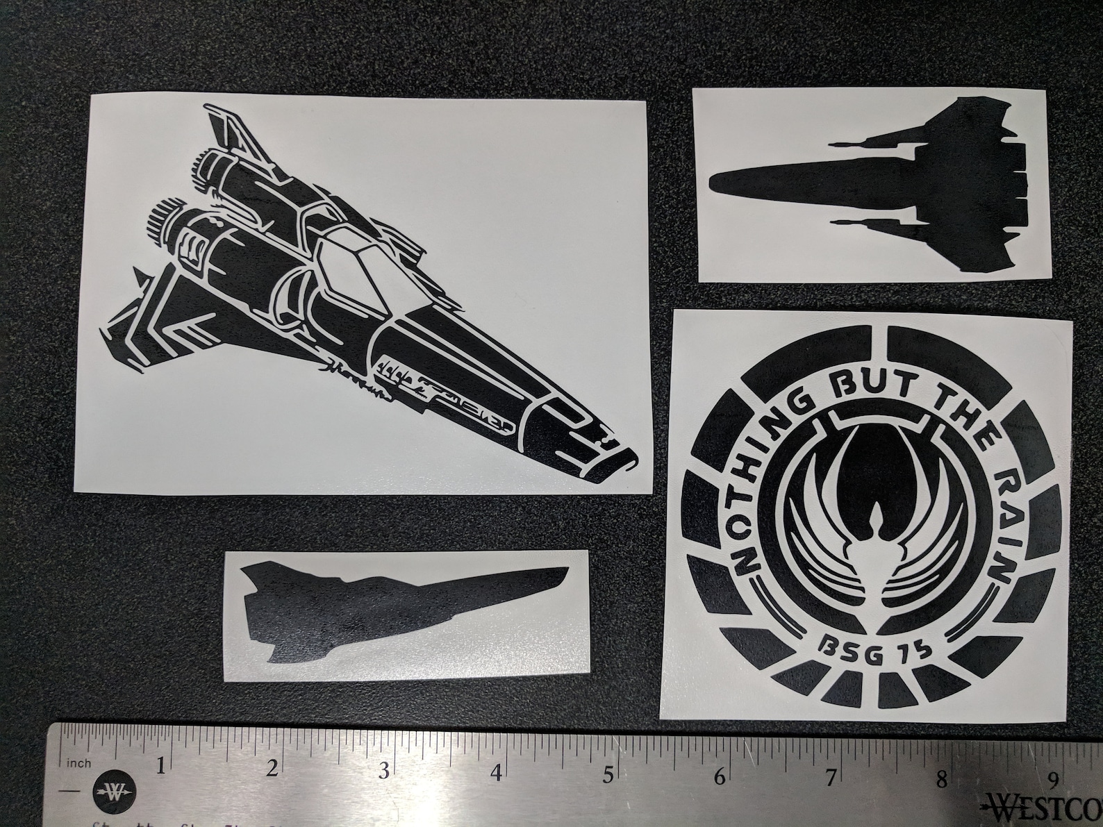 Battlestar Galactica Colonial Viper Decals - Etsy