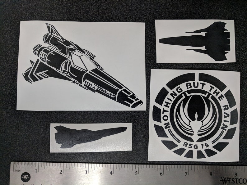 Battlestar Galactica Colonial Viper Decals - Etsy