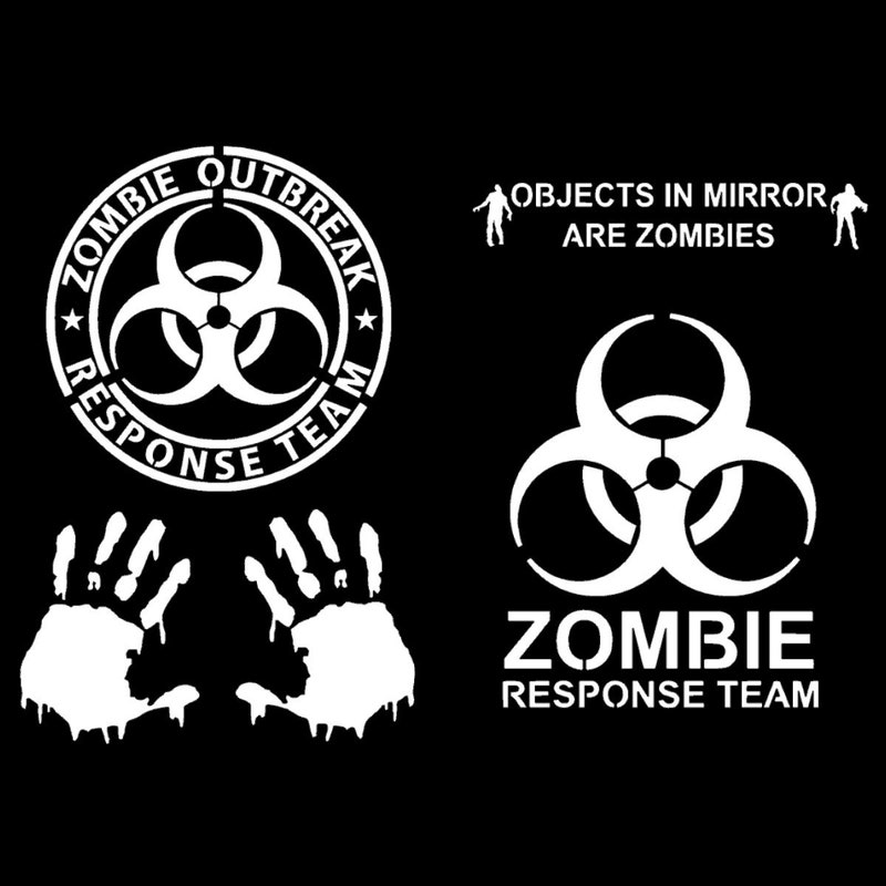 Zombie Car Decal - Etsy