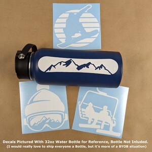 Snowboarding Decal 4 Pack - Etsy