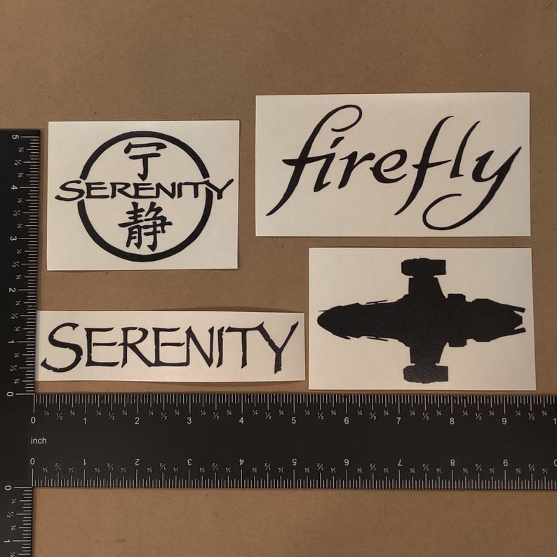 Firefly Logo(s) Decal 4 Pack - Etsy