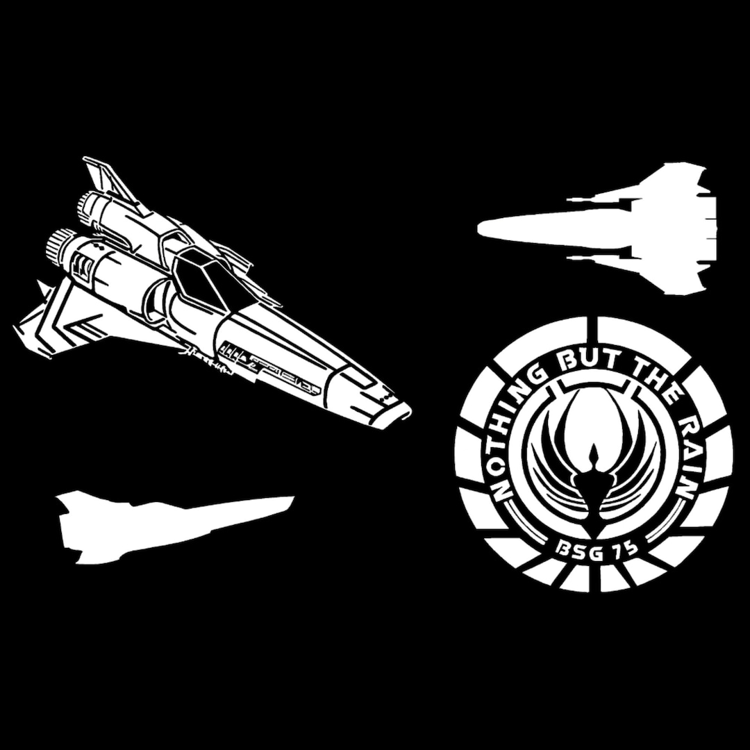 Battlestar Galactica Colonial Viper Decals - Etsy