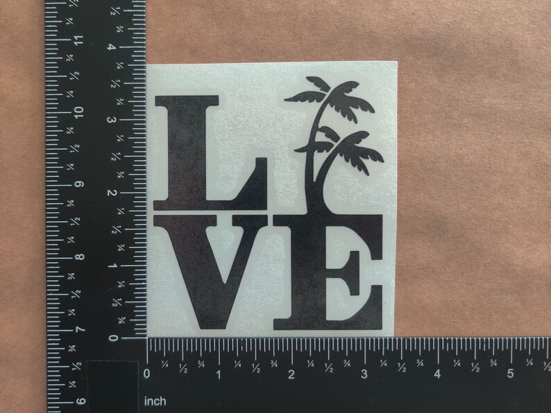 Beach Life Tropical Decal 4-pack - Etsy