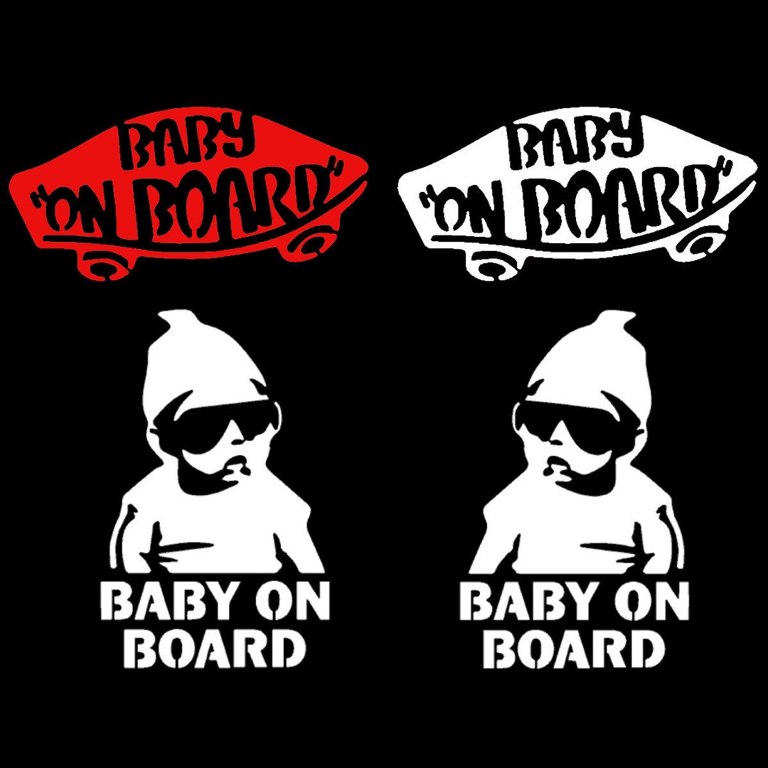 Baby on Board Vans Baby Carlos Decals - Etsy