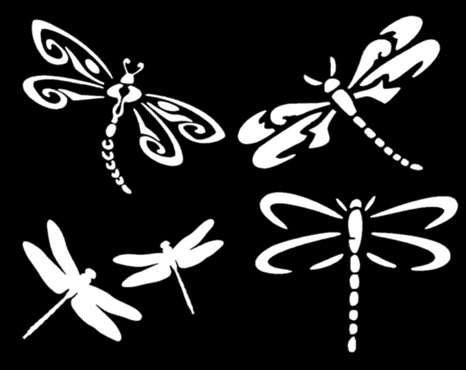Dragonfly Sticker Vinyl Decal - Etsy