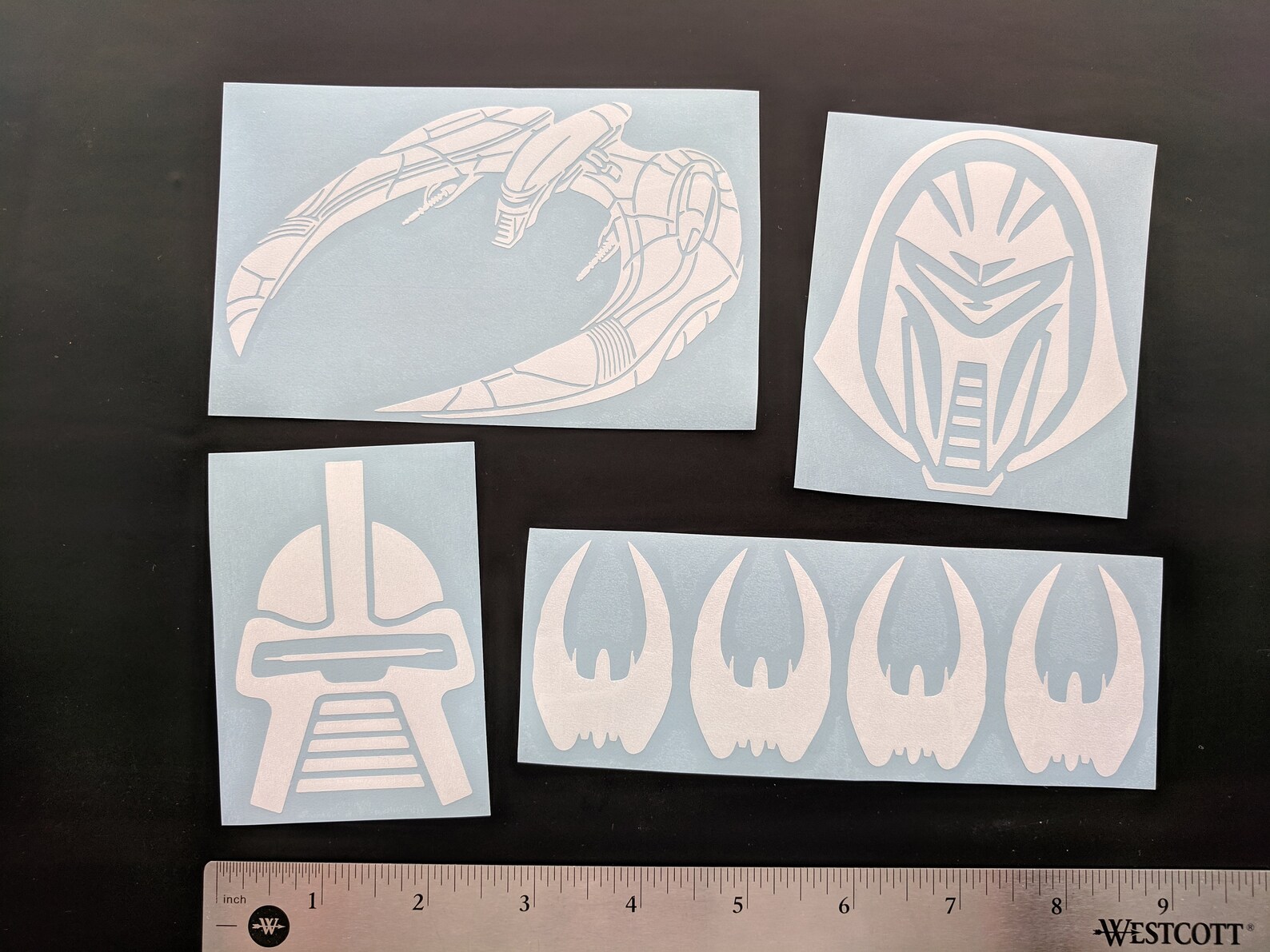 Battlestar Galactica Cylon Raider Centurion Decals | Etsy