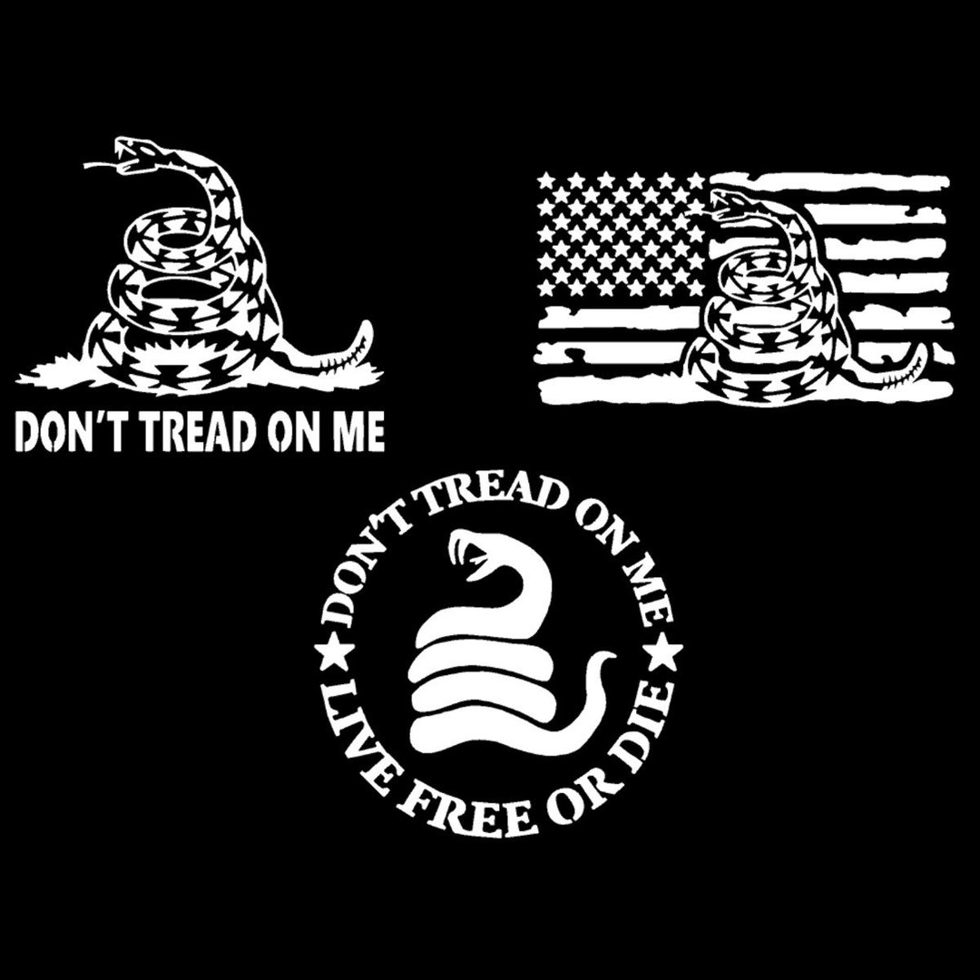 Don't Tread on Me Decals - Etsy