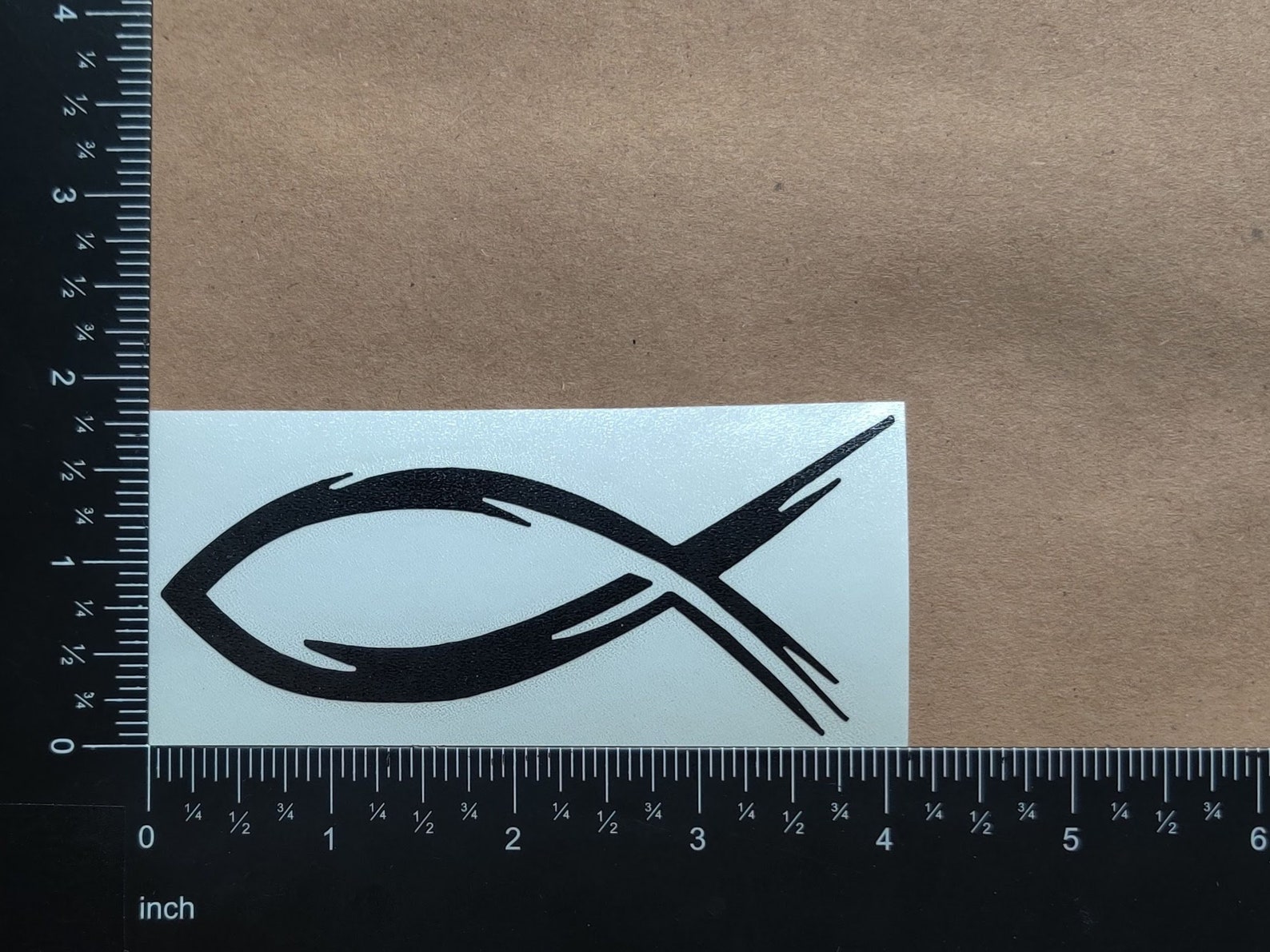 Jesus Fish Decal 4-pack - Etsy