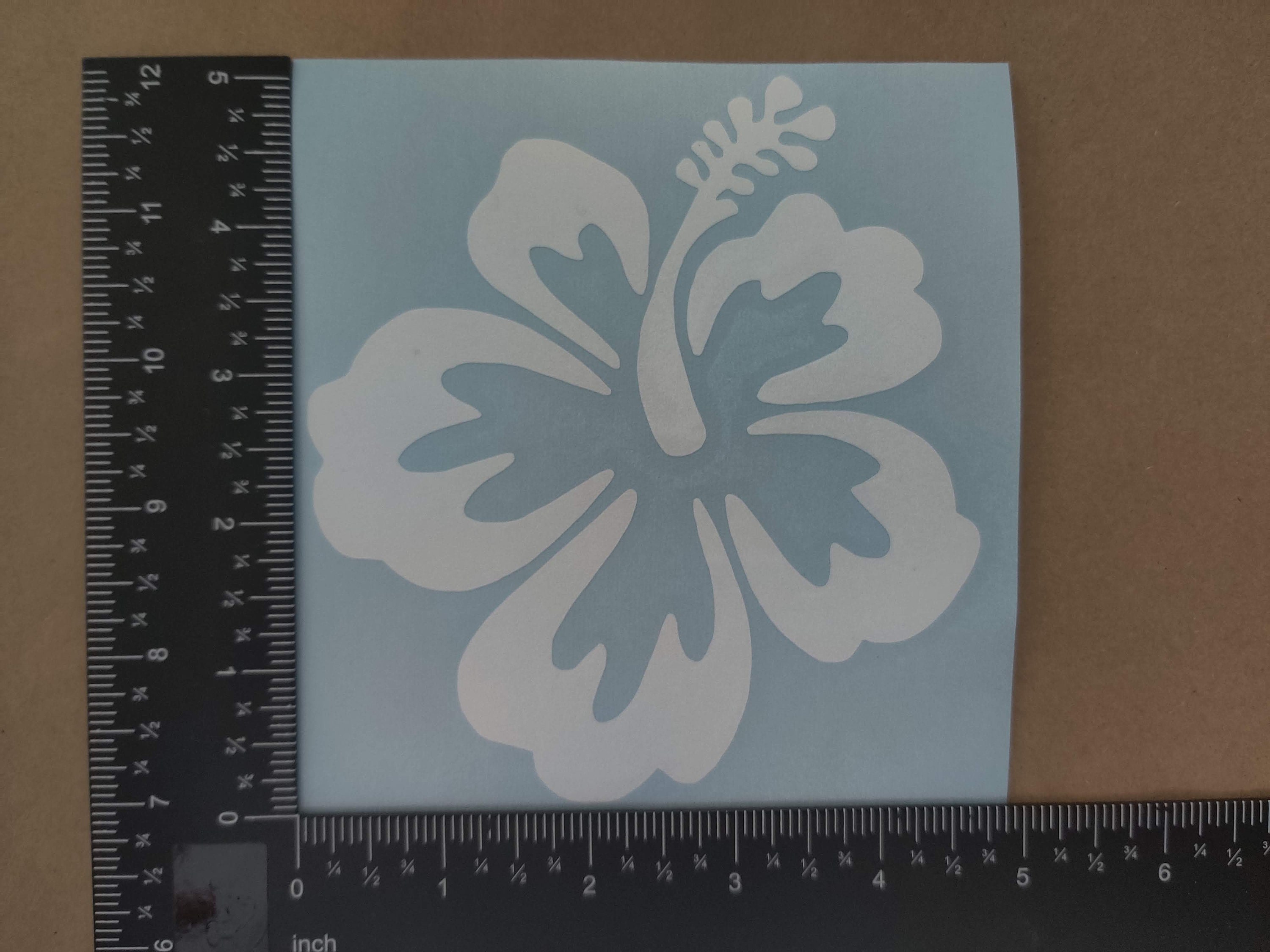 Large Hibiscus Flower Decal 4 Pack large 5 - Etsy