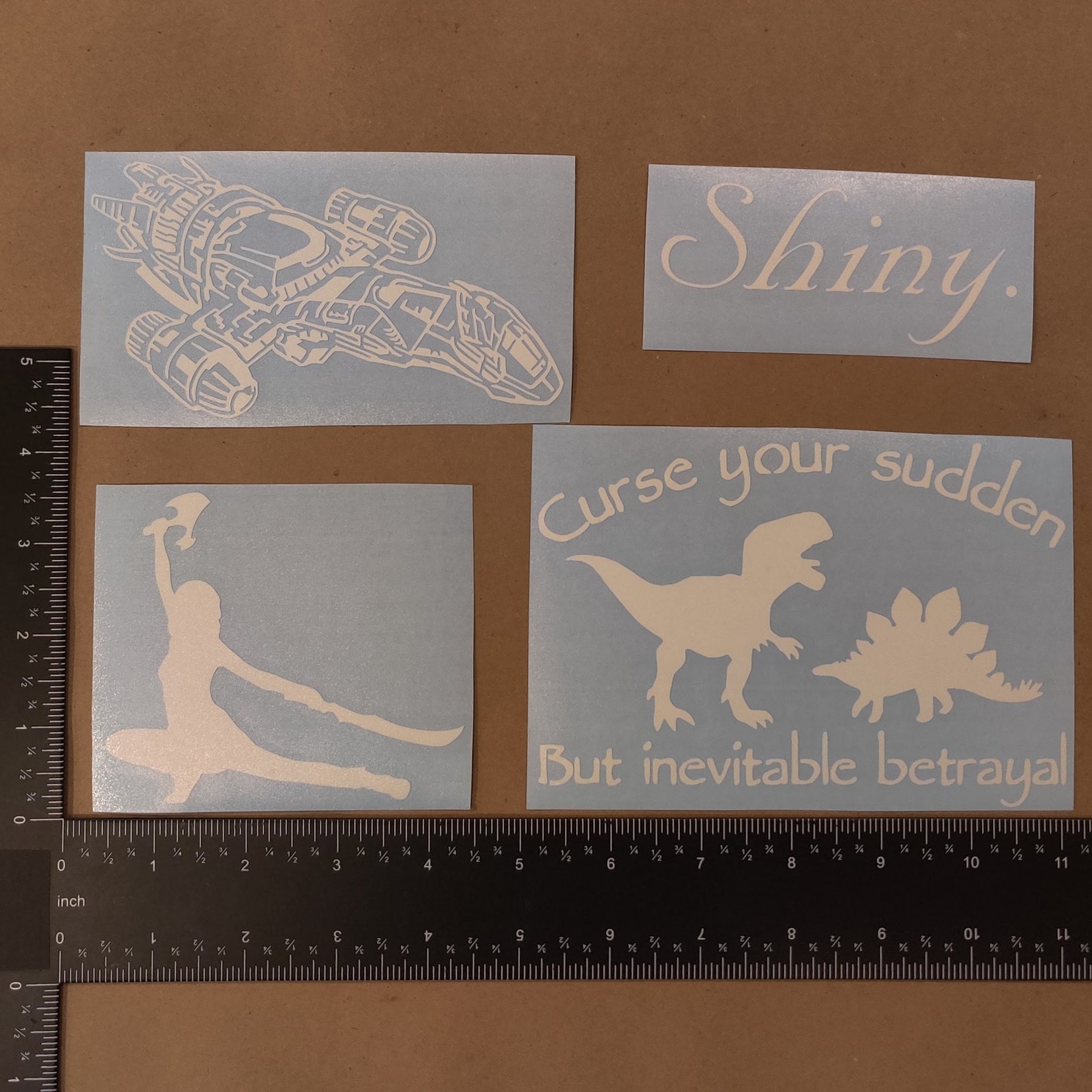 Firefly Decal 4 Pack: Serenity, Shiny, River Tam, Decals - Etsy