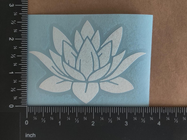Lotus Flower Decal 4 Pack - Etsy