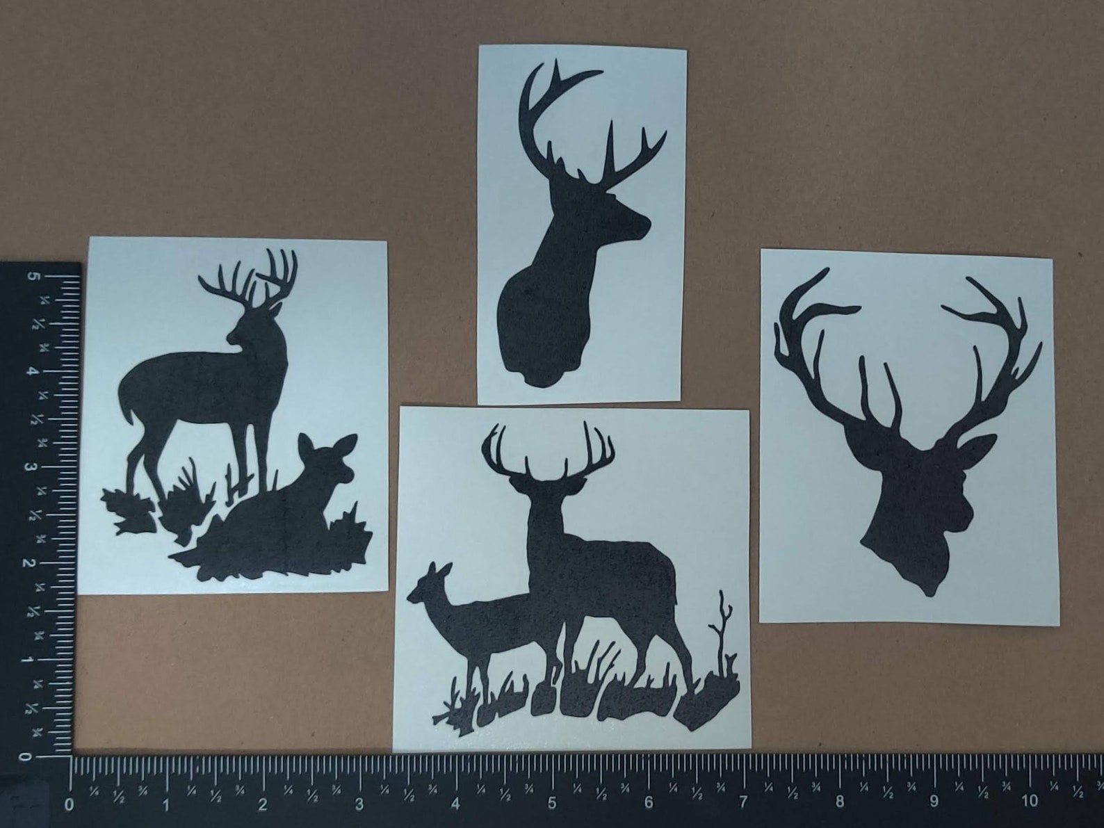 Deer Doe Decal 4 Pack Small 3.5 | Etsy