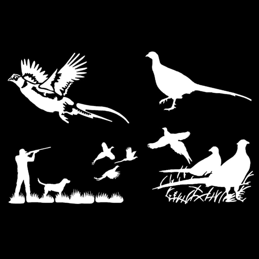 Pheasant Hunting Decals 4 Pack - Etsy
