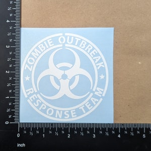 Zombie Decal 4 Pack - Etsy