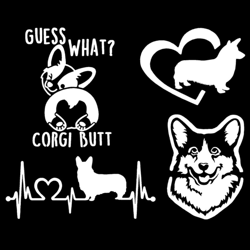 Corgi Decal - Etsy