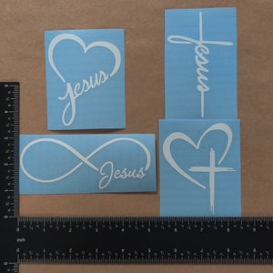 Jesus Decal 4-pack - Etsy