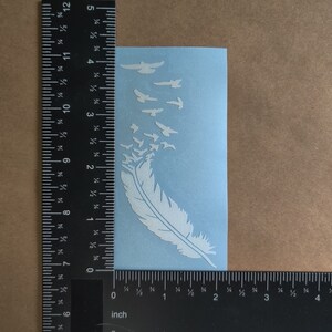 Feather Decal 4 Pack - Etsy