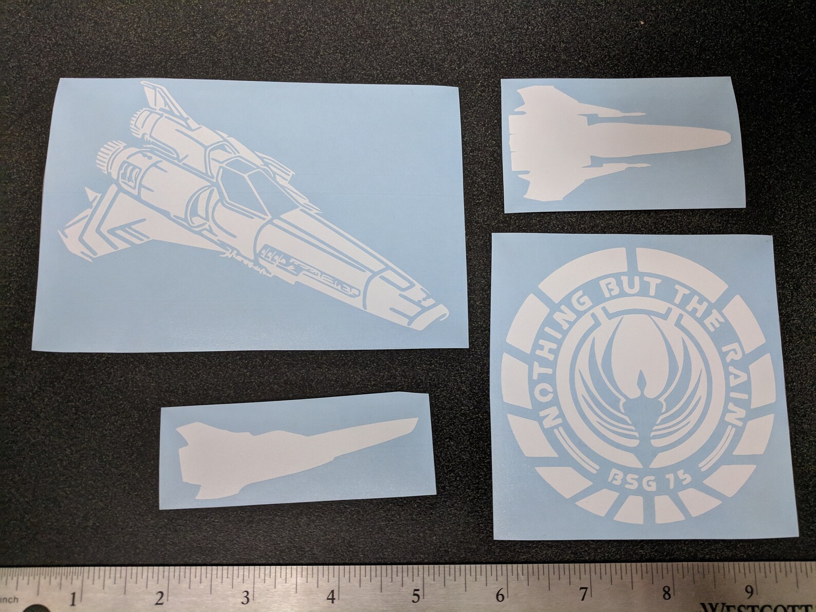 Battlestar Galactica Colonial Viper Decals - Etsy