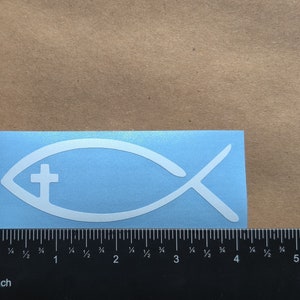 Jesus Fish Decal 4-pack - Etsy