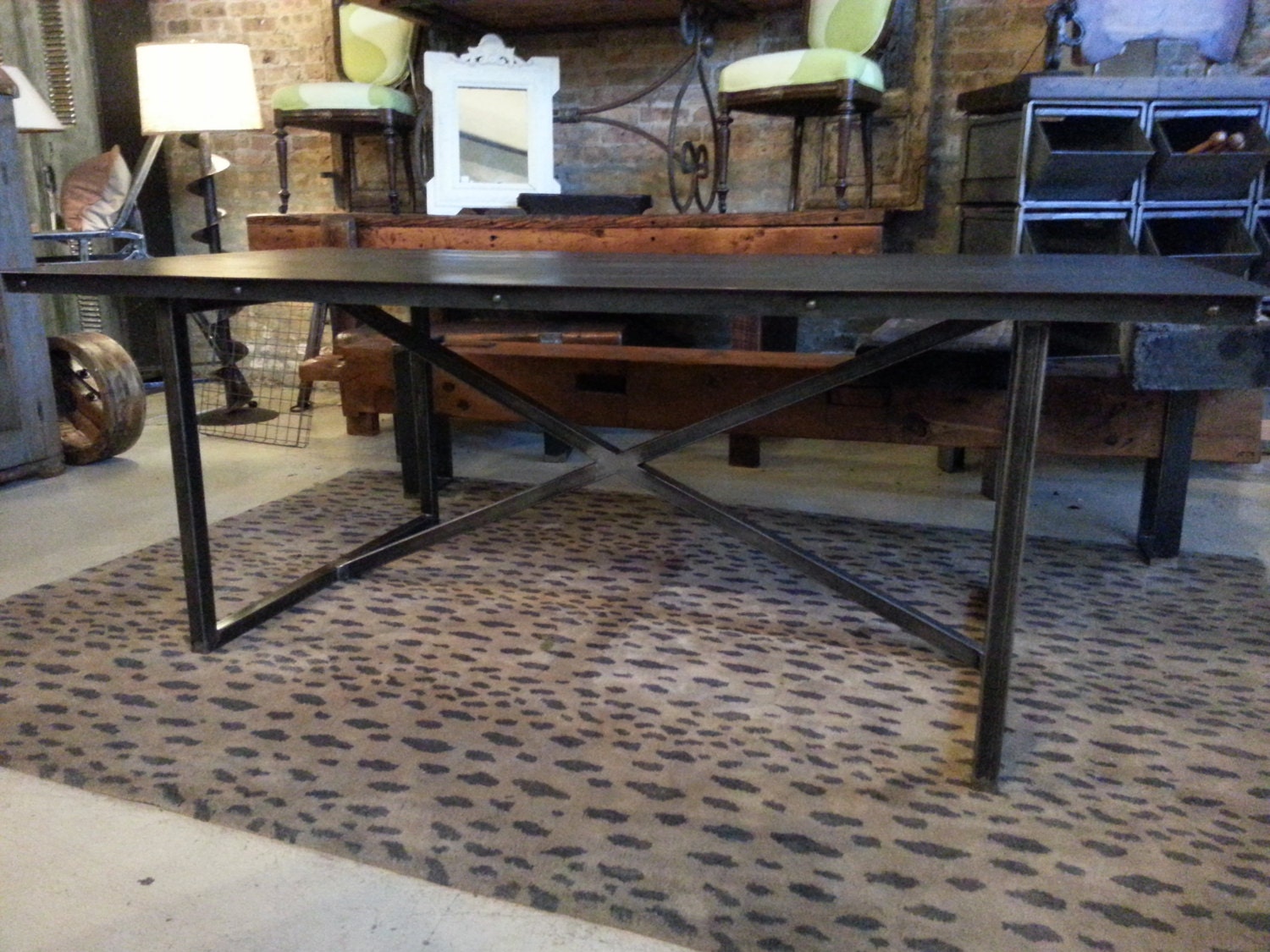 Unique Steel Dining Table Custom Sizes Available - Etsy