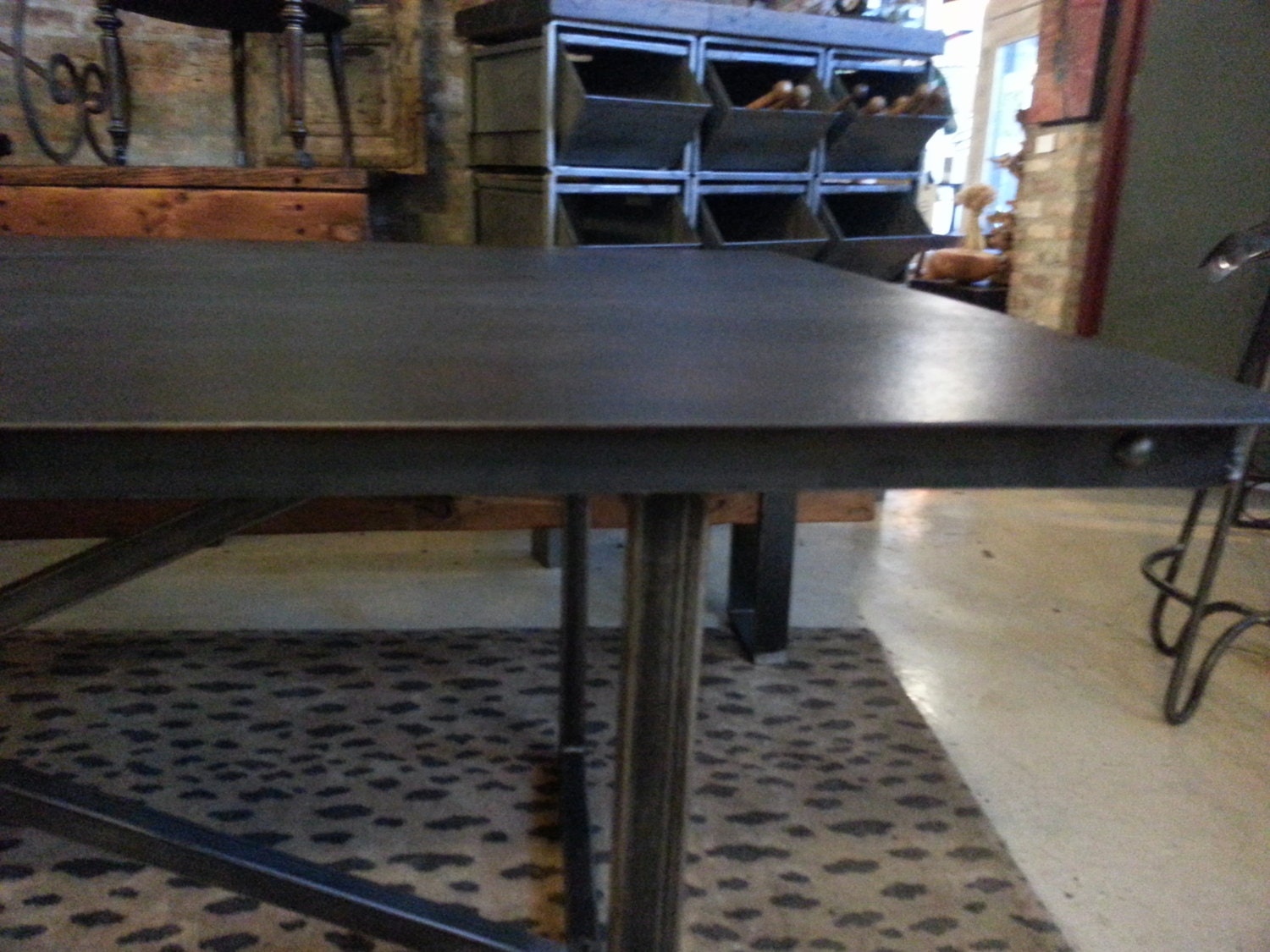 Unique Steel Dining Table Custom Sizes Available - Etsy