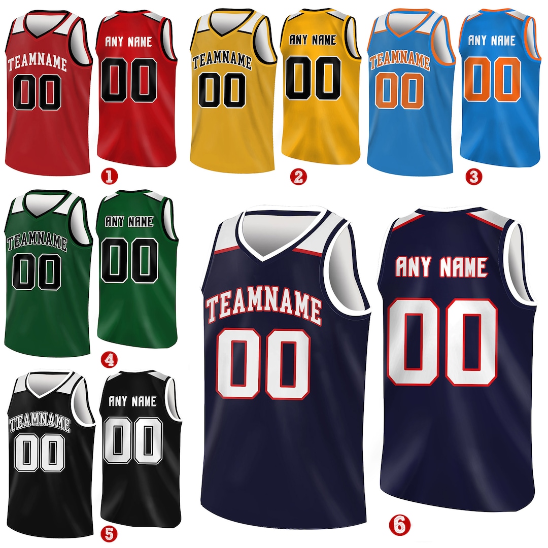 Custom Basketball Jersey Team Name & Number, Basketball Jersey Team ...
