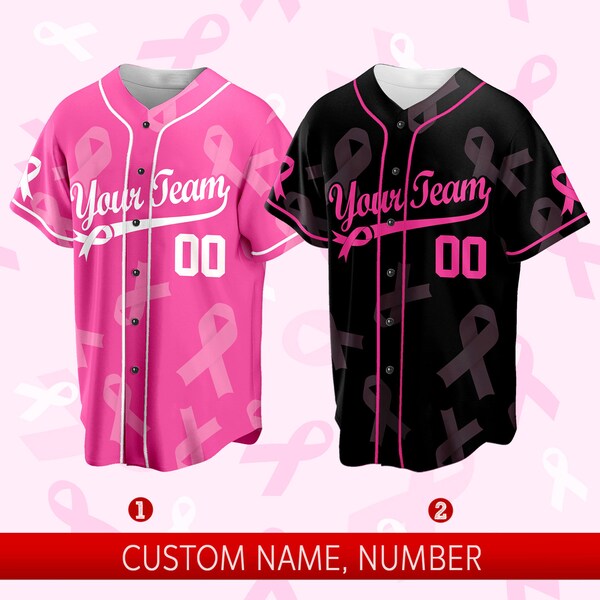 Breast Cancer Awareness Jersey - Etsy