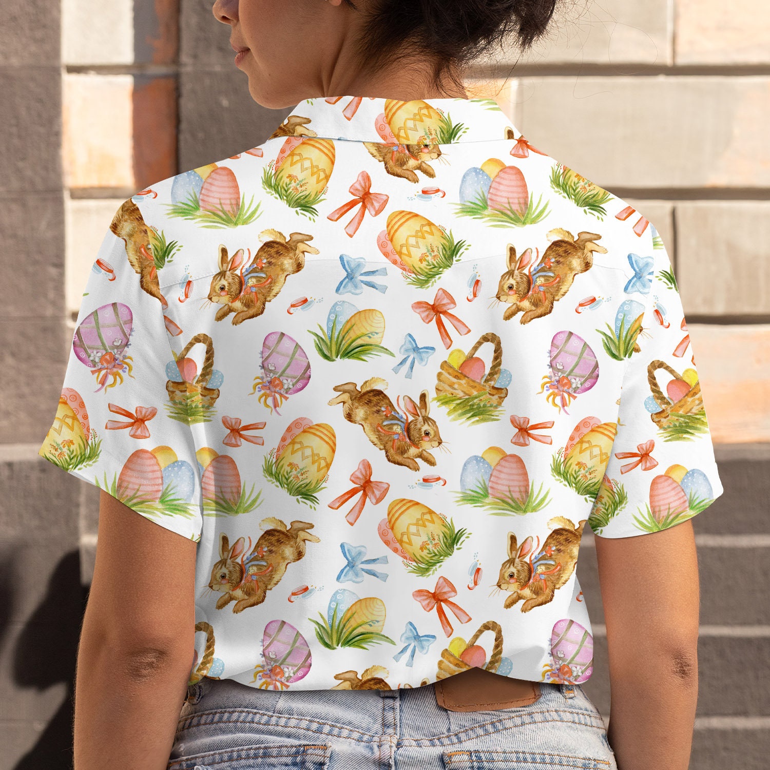 Happy Easter Hawaiian Shirt For Men Women, Cute Bunny Rabbit Easter ... Happy Easter Hawaiian Shirt For Men Women, Cute Bunny Rabbit Easter ...