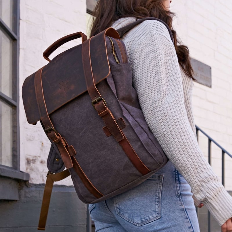 Canvas Rucksack - Etsy