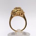 Vintage RS Covenant 18K GE Yellow Gold Swirled Crystal Ring Size 6 - Etsy