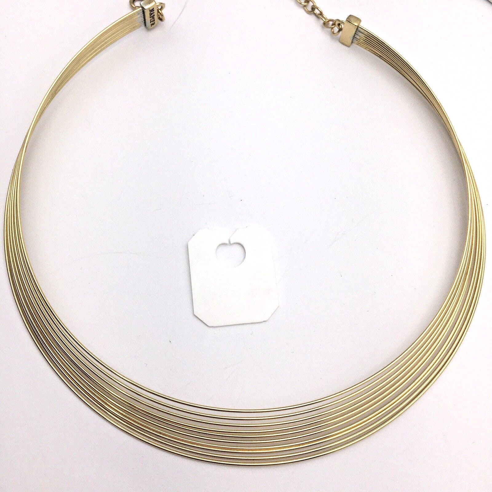 Contemporary Napier Gold Tone Multi Wire Choker Collar Necklace - Etsy