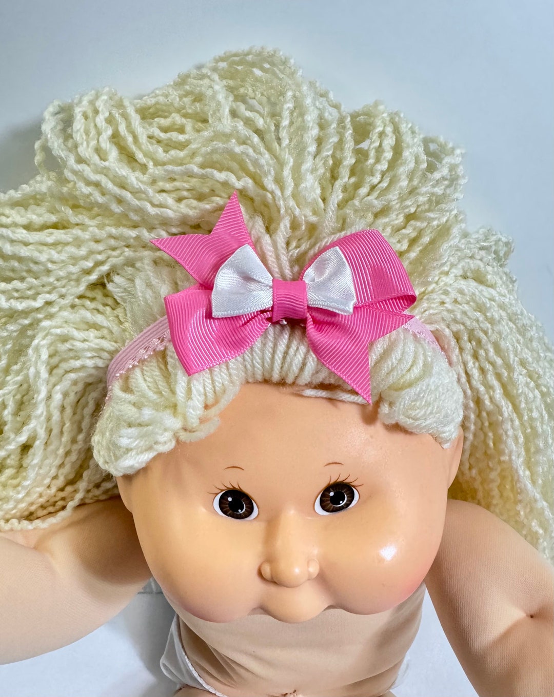 16 Cabbage Patch Doll sparkle Heart Flag Pink Raspberry Rainbow Doll ...