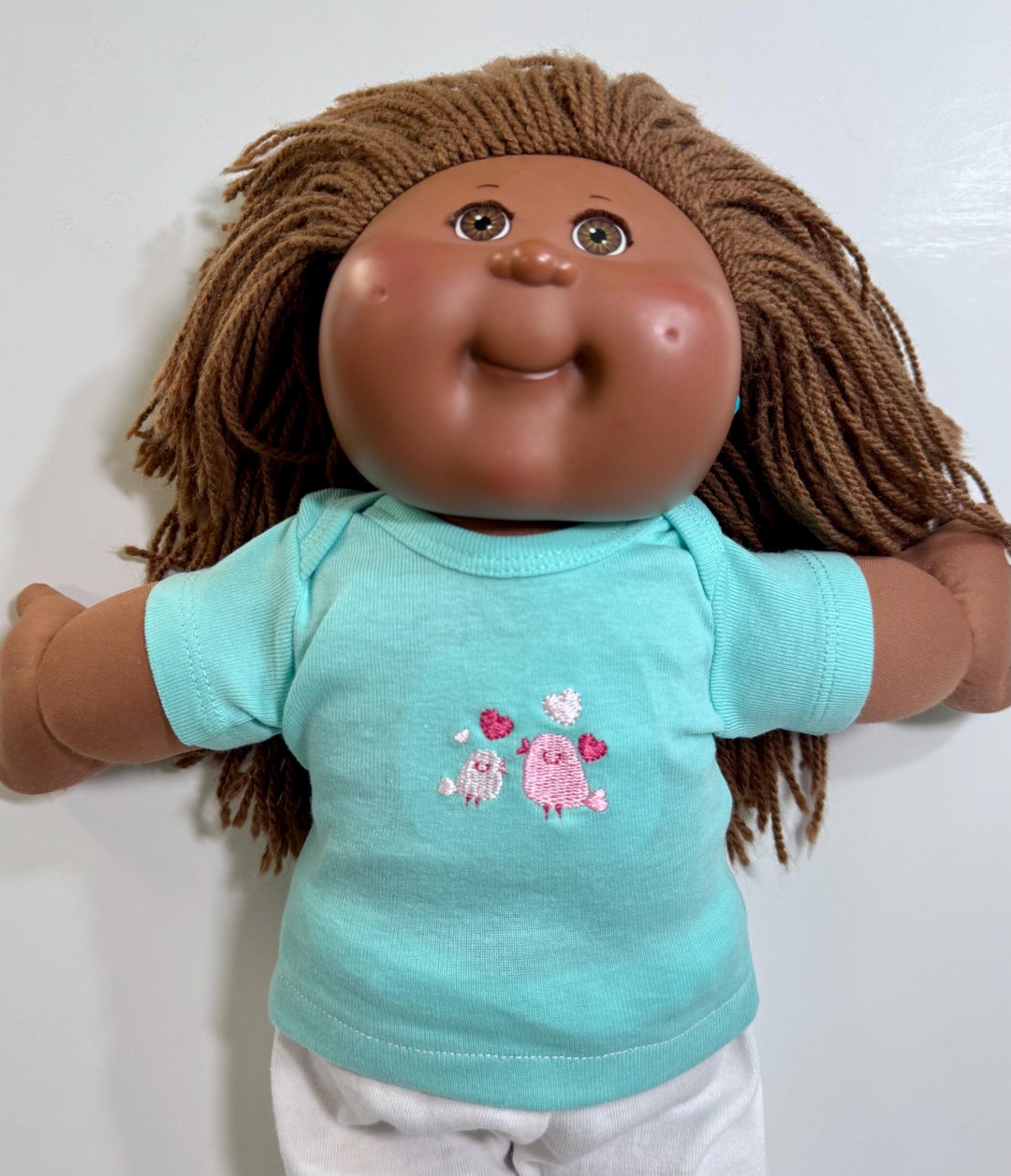 16 Girl & Boy Cabbage Patch pink Love Birds Love Love W/rainbow Top ...